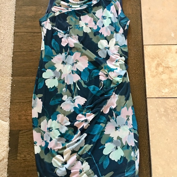 Dresses | Kaliko Brand Blue And Pink Dress | Poshmark